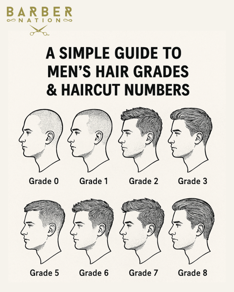 Decode Men Hair Grades & Haircut Numbers to Plain English